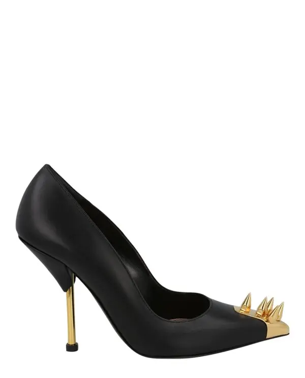 Alexander McQueen Punk Pumps - Black Gold