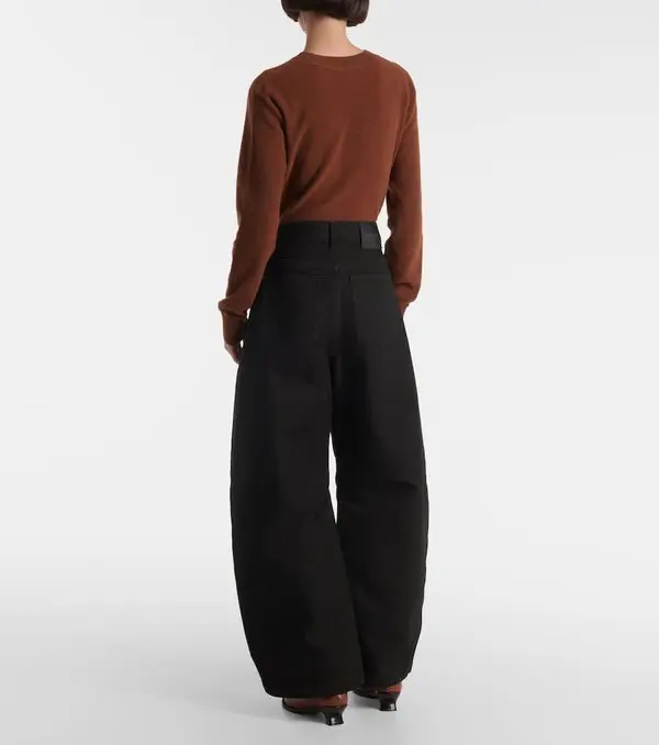Loewe High-rise Wide-leg Jeans