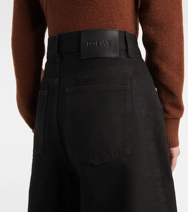Loewe High-rise Wide-leg Jeans