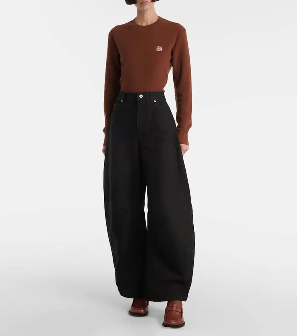Loewe High-rise Wide-leg Jeans