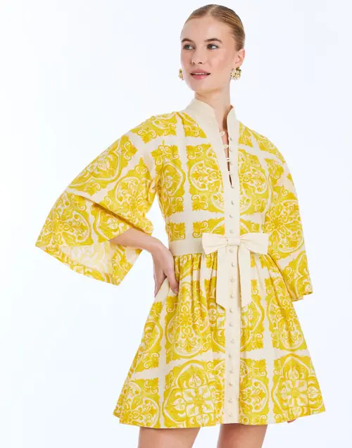 Mestiza New York Carmen Mini Dress - Yellow