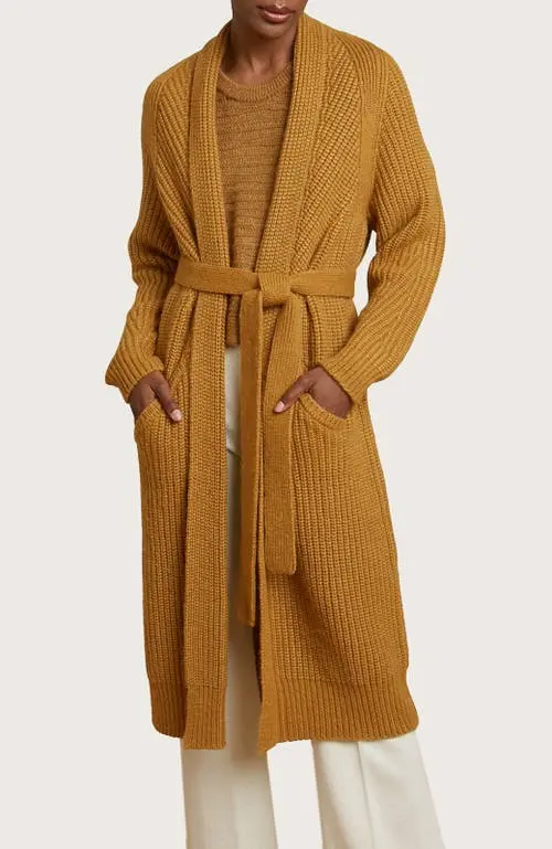 OYUN Erte Long Cardigan - Golden