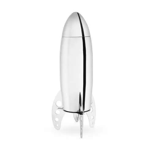 VISKI Irving Rocket Cocktail Shaker In Stainless Steel - Silver