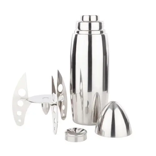 VISKI Irving Rocket Cocktail Shaker In Stainless Steel
