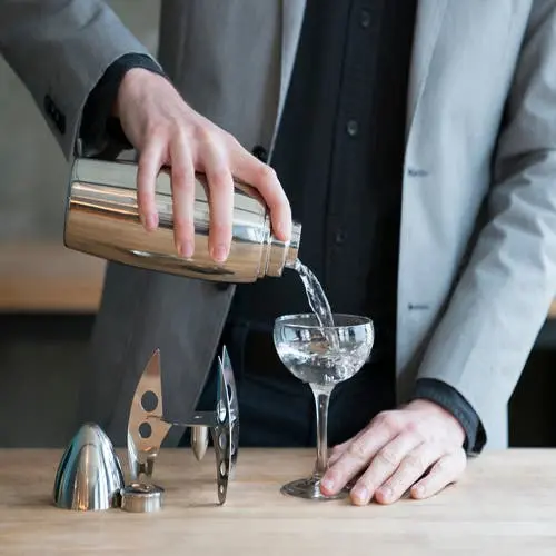 VISKI Irving Rocket Cocktail Shaker In Stainless Steel