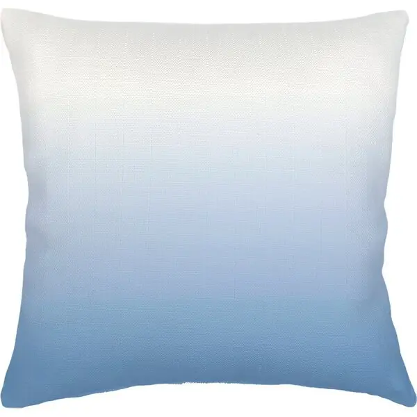 Anaya Ombre Euro Linen Pillow With Down Alternative Insert - Coastal Blue