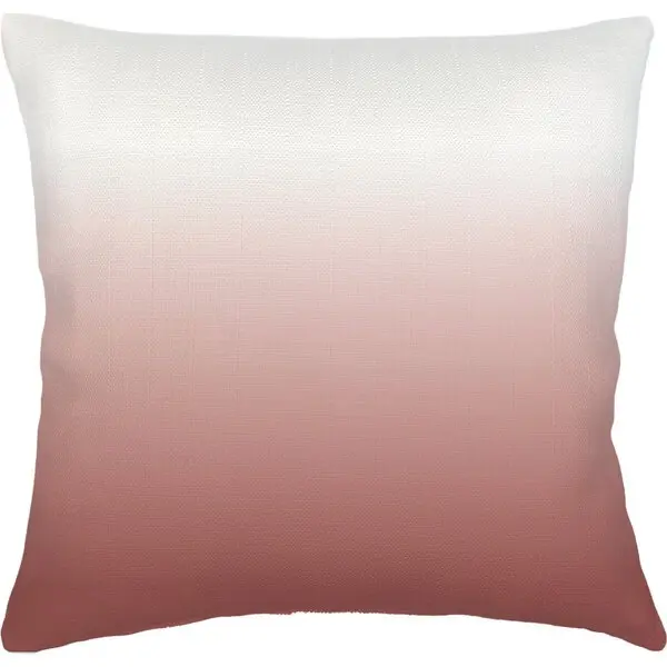 Anaya Ombre Euro Linen Pillow With Down Alternative Insert - Terracotta