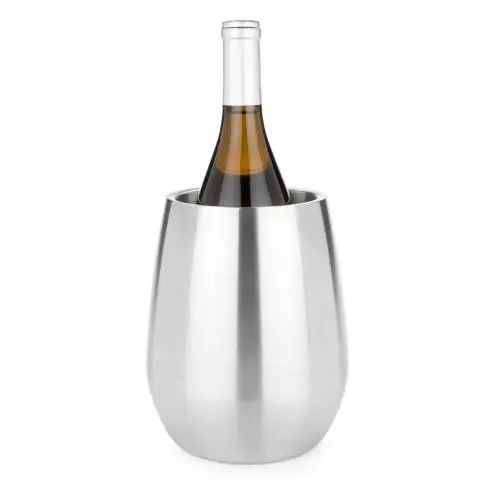 VISKI Bottle Chiller In Stainless Steel - Silver