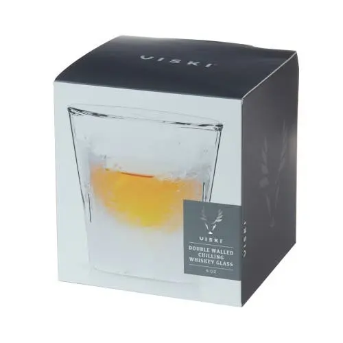 VISKI Glacier Double Walled Chilling Whiskey Glass