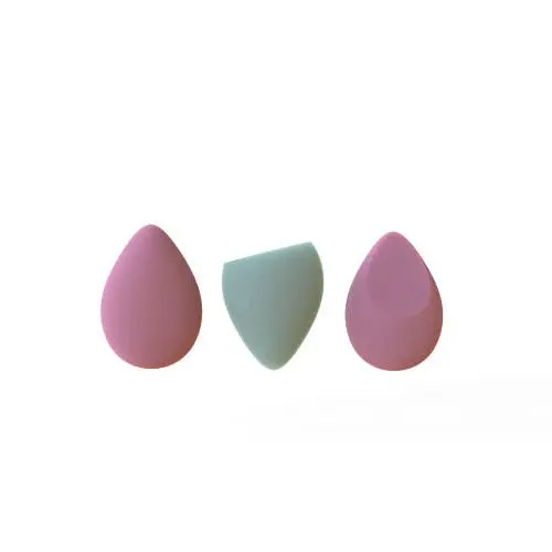 PURSONIC 3-pack Multi-shape Makeup Sponges - Multicolor