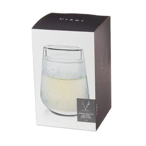 VISKI Glacier Double Walled Chilling Wine Glass