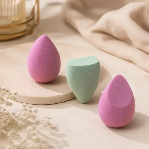 PURSONIC Makeup Brush Set & Makeup Sponge Blenders - Black