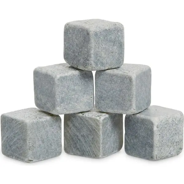VISKI Glacier Rocks Soapstone Cubes Set Of 6