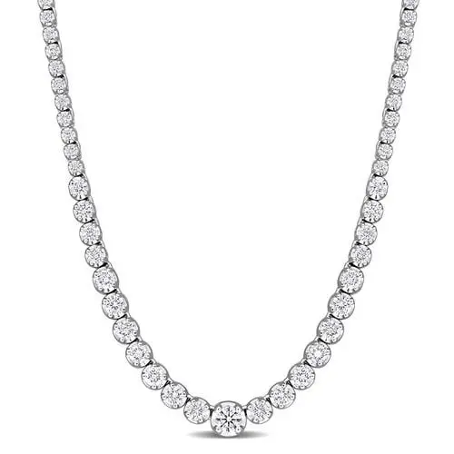 JULIANNA B. 2 Ct. T.w. Lab-grown Diamond 14k Necklace - White Gold