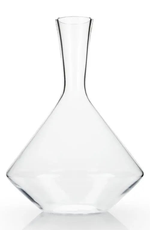VISKI Raye Crystal Angled Wine Decanter - Clear