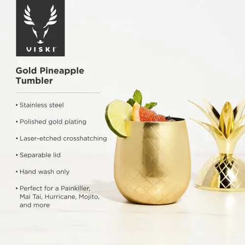 VISKI Pacific Pineapple Tumbler
