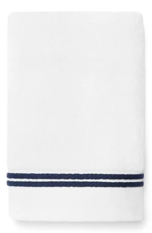 SFERRA Aura Nuova Combed Cotton - White/ Navy