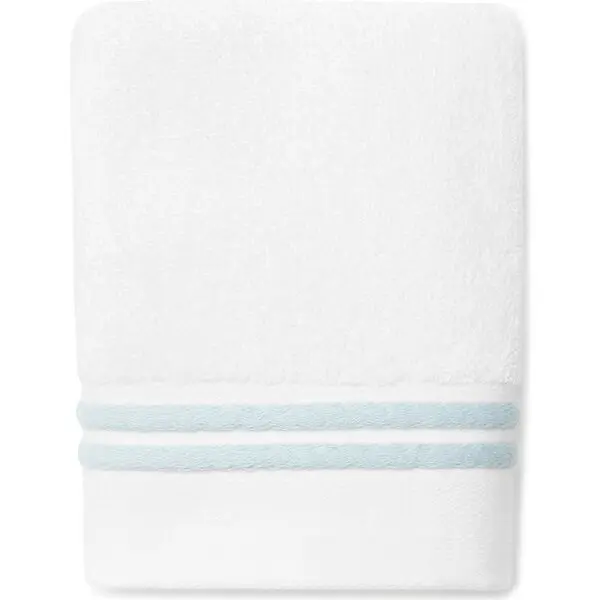 SFERRA Aura Nuova Combed Cotton - White/ Aqua
