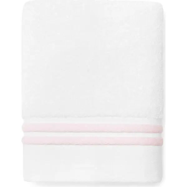 SFERRA Aura Nuova Combed Cotton - White/ Pink