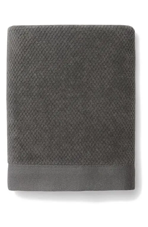 SFERRA Canedo Nuovo Combed Cotton Wash Cloth - Charcoal