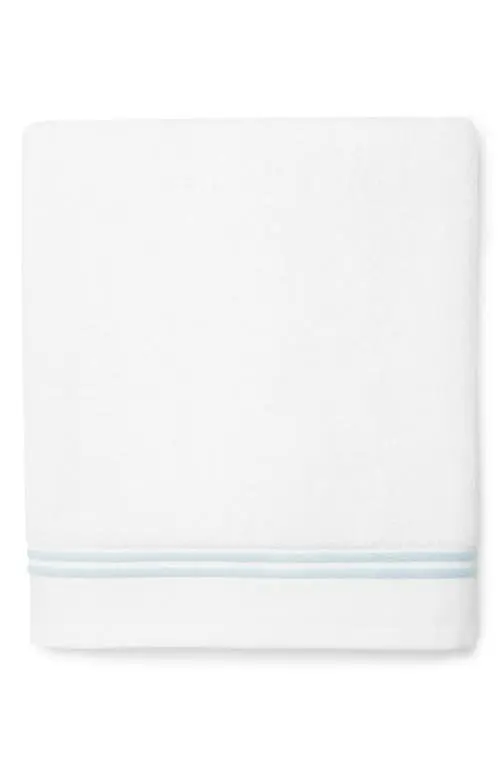 SFERRA Aura Nuova Combed Cotton - White/ Aqua