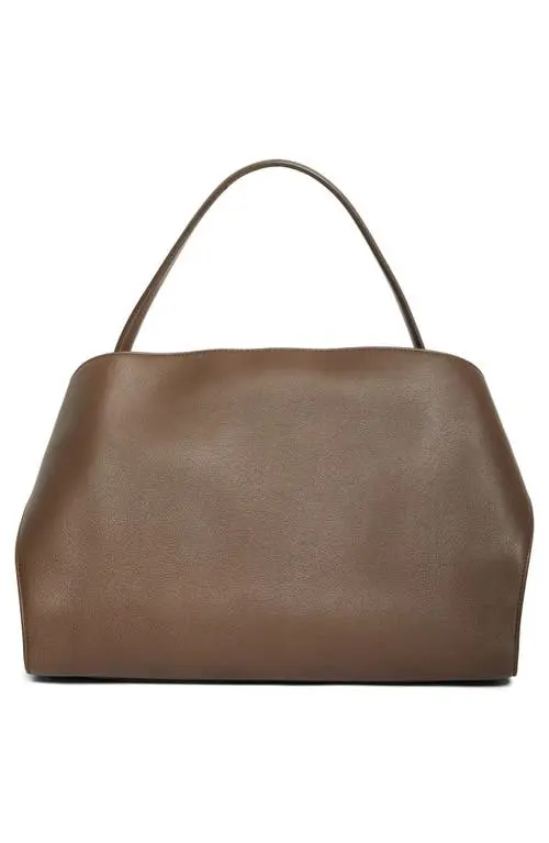 FERRAGAMO Large Hug Bicolor Tote - Clay