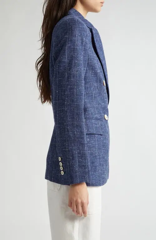 Eleventy Pinstripe Double Breasted Blazer