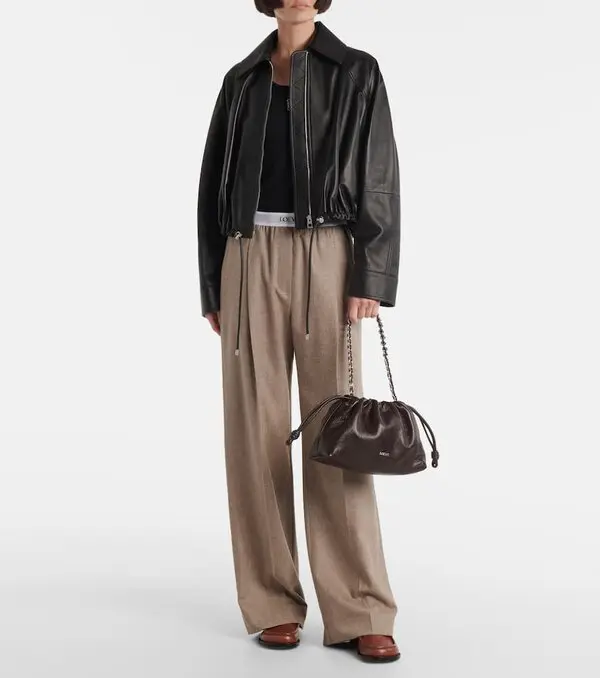 Loewe Campo Leather Loafers