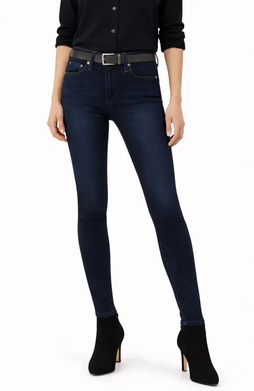Fidelity Denim Gwen High-rise Skinny Jeans