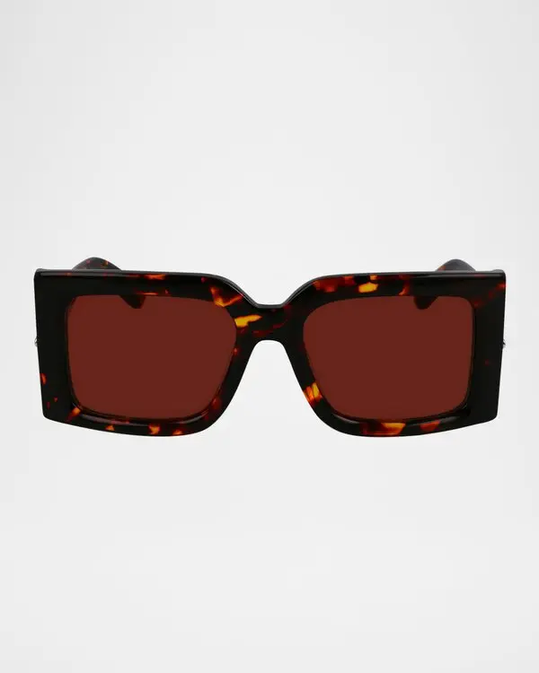 FERRAGAMO Rectangle Sunglasses - Dark Tortoise