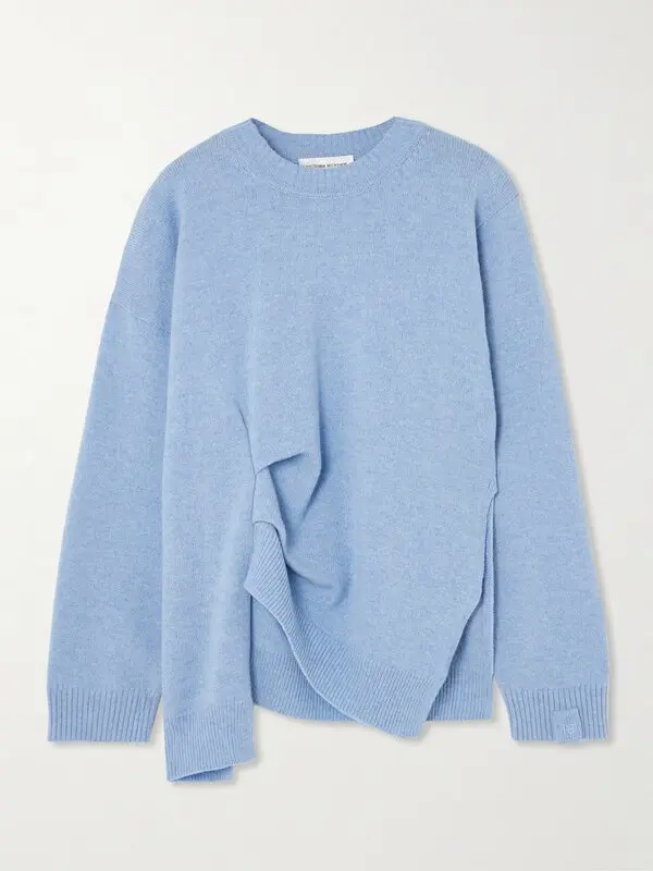 Victoria Beckham Gathered Wool Sweater