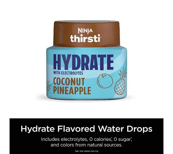NINJA Thirsti Hydrate Flavored Water Drops