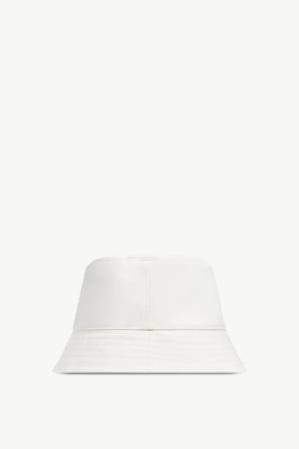 Moncler Cotton-blend Bucket Hat - White