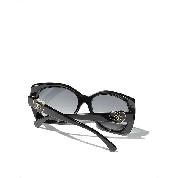 Chanel Ch5519 Square Frame Sunglasses - Black