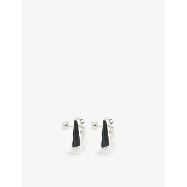 HEAVEN MAYHEM Ribbed -plated Stud Earrings