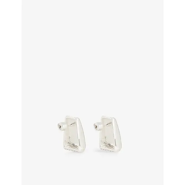 HEAVEN MAYHEM Ribbed -plated Stud Earrings