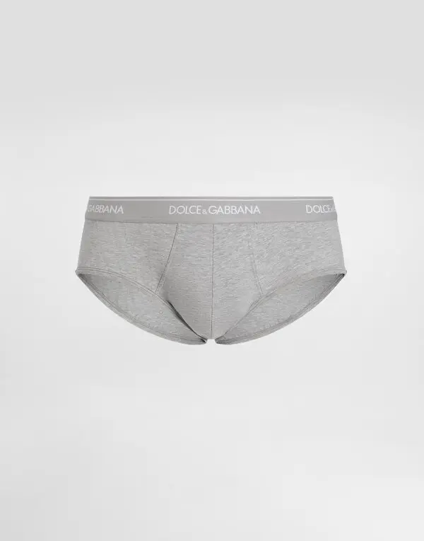 Dolce & Gabbana Stretch Jersey Regular-fit Brando Briefs 3-pack - Multicolor