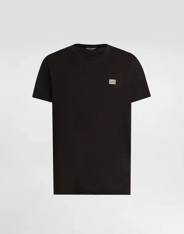Dolce & Gabbana Cotton T-shirt With Tag - Black