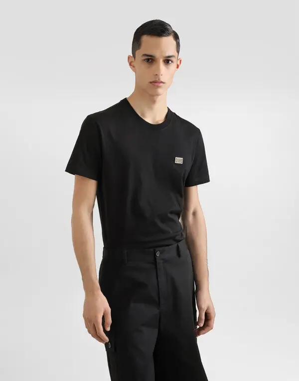 Dolce & Gabbana Cotton T-shirt With Tag - Black