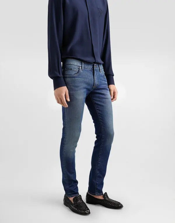Dolce & Gabbana Stretch Cotton Skinny Jeans