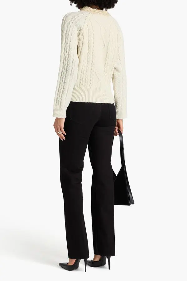 Victoria Beckham Cable-knit Wool Sweater