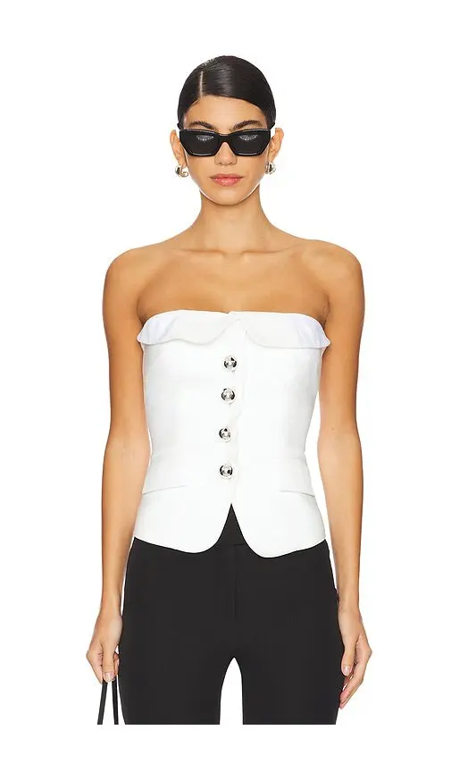 LEJE Tailored Bustier Top