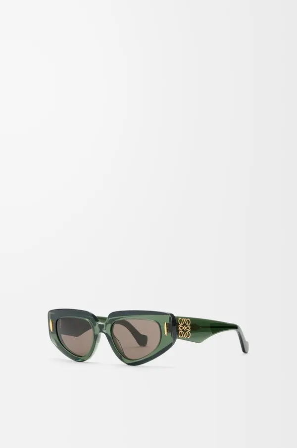 Loewe Butterfly Sunglasses - Transparent Dark Green