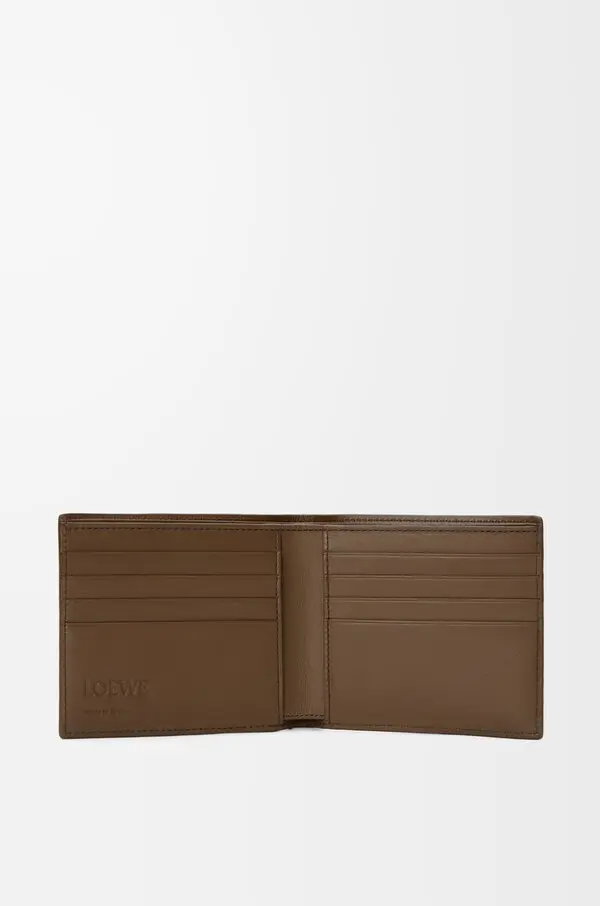 Loewe Bifold Wallet In Deerskin - Tundra