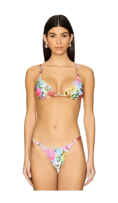 Agua Bendita Sunny Mirage Bikini Top - Multicolor