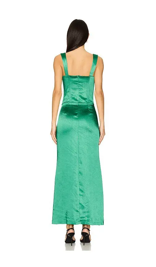 RUNAWAY THE LABEL Oura Maxi Dress - Emerald