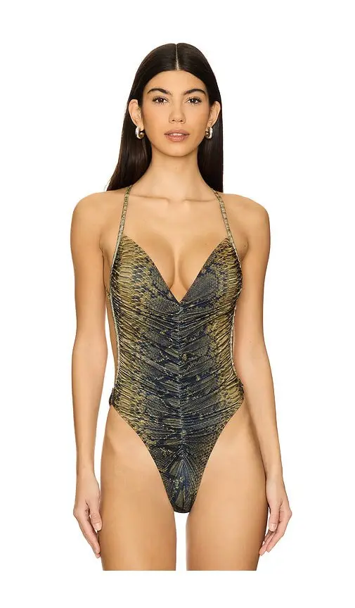 Norma Kamali Butterfly Mio Bodysuit