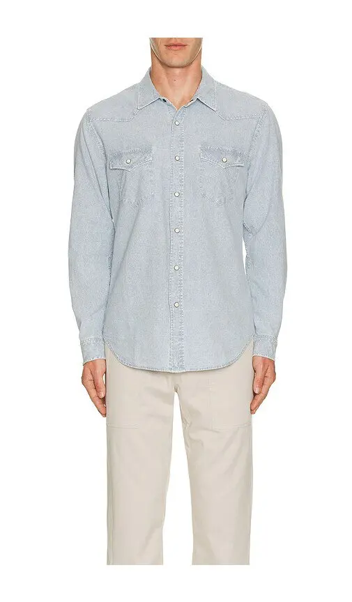 Rails Roy Button Down Shirt In Blue