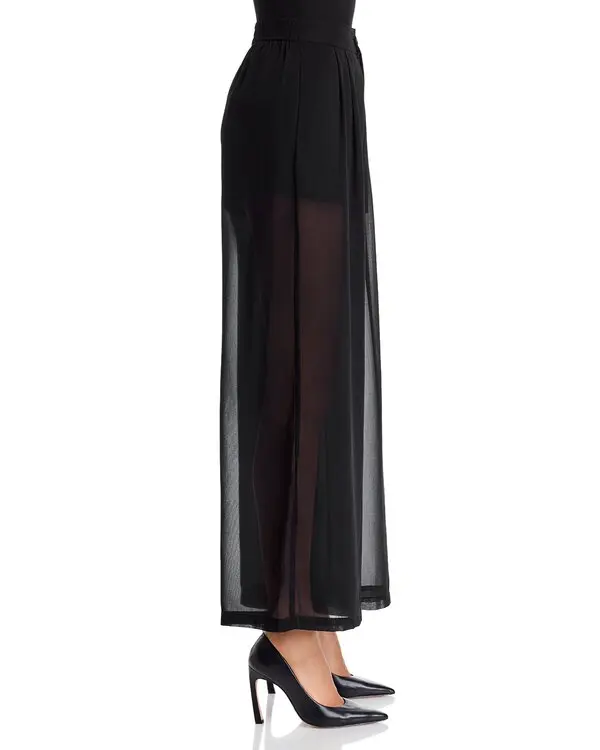 Aqua Sheer Wide Leg Pants