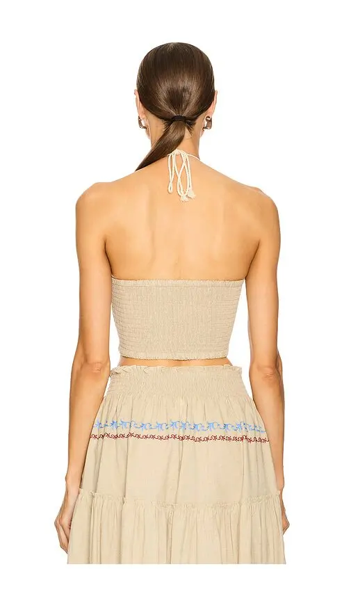 Agua Bendita Serenity Blush Halter Top